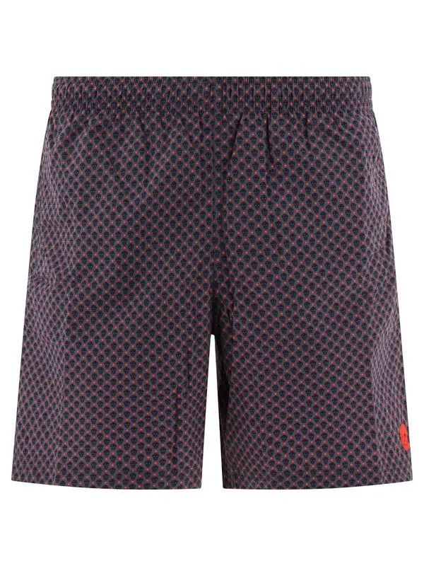Alexander McQueen Alexander Mc Queen Skull Dots Swim Shorts - Grey
