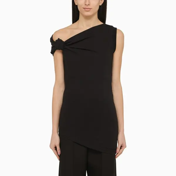 Alexander McQueen Alexander Mc Queen Asymmetric Viscose Tank Top