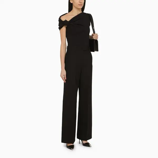 Alexander McQueen Alexander Mc Queen Asymmetric Viscose Tank Top