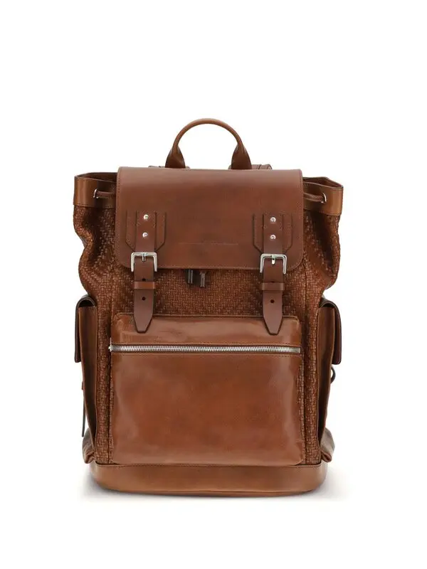 Brunello Cucinelli City Backpack - Brown