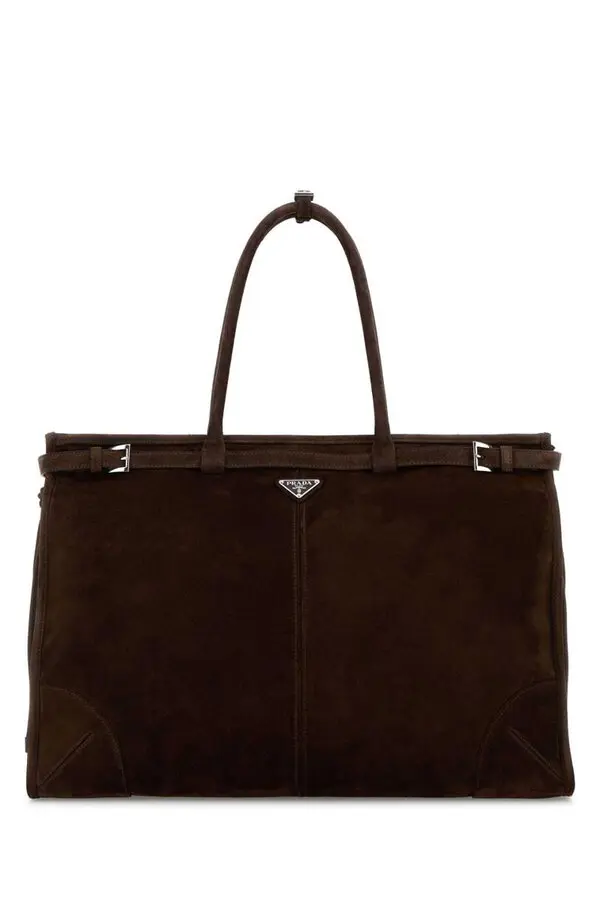 Prada Shopping Bag - Brown