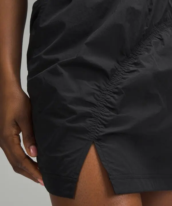 Lululemon High-rise Ruched Mini Skirt