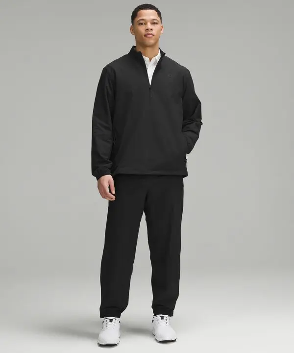 Lululemon Golf Half-Zip Windbreaker - Black | Editorialist