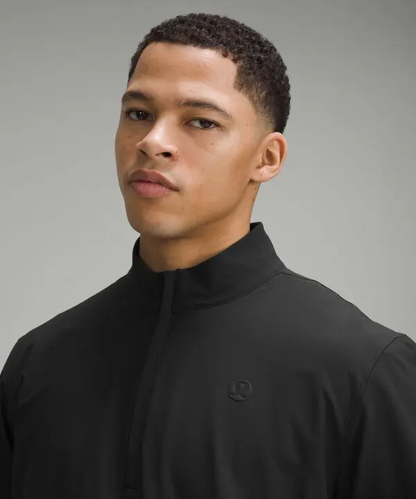 Lululemon Golf Half-Zip Windbreaker - Black | Editorialist