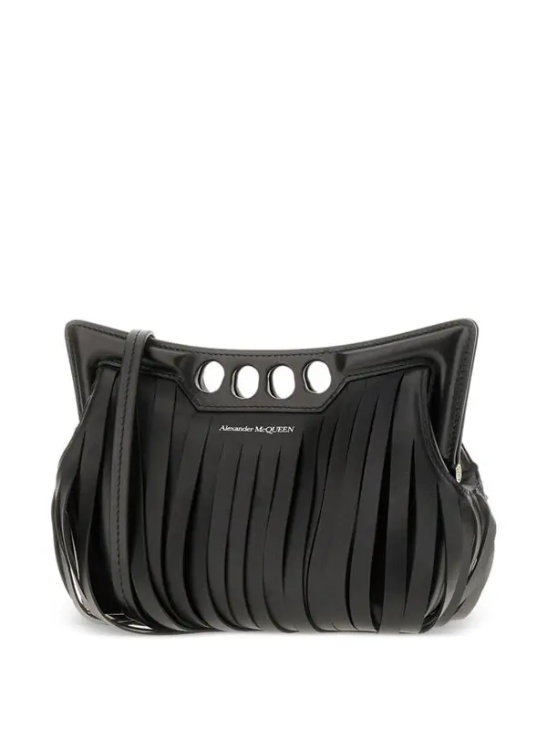 Alexander McQueen Mini The Peak Fringes Bag
