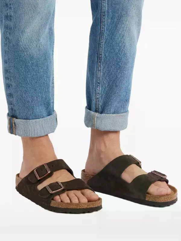 BIRKENSTOCK Arizona Leather Sandals - Brown