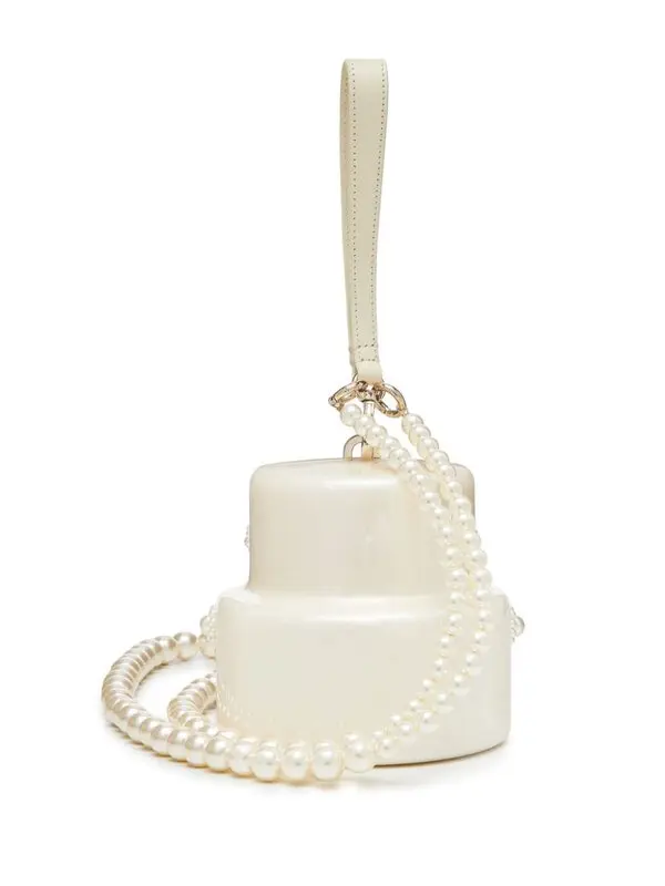 Simone Rocha Pearl-embellished Cake Mini Bag