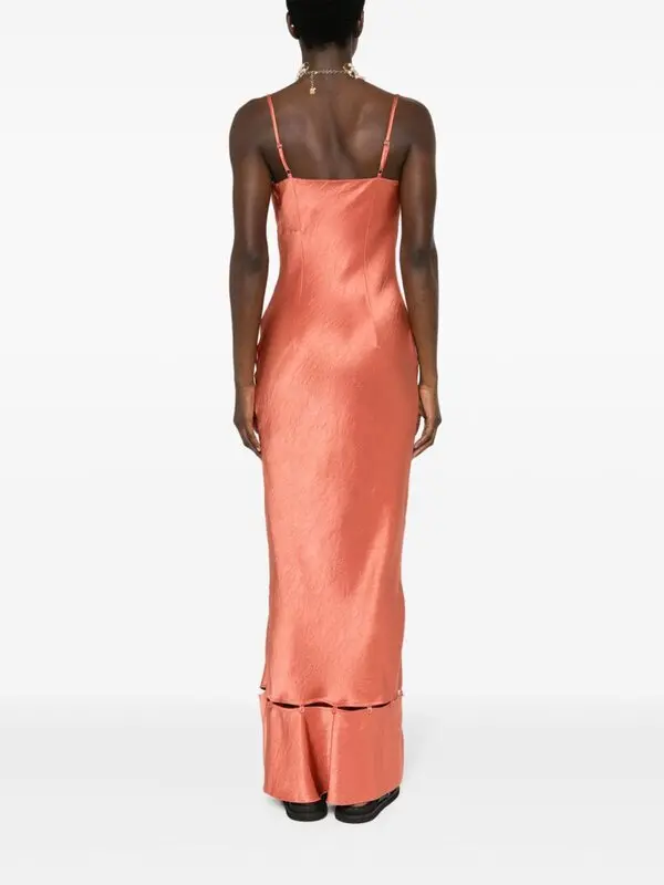 Nanushka Renny Maxi Dress - Orange