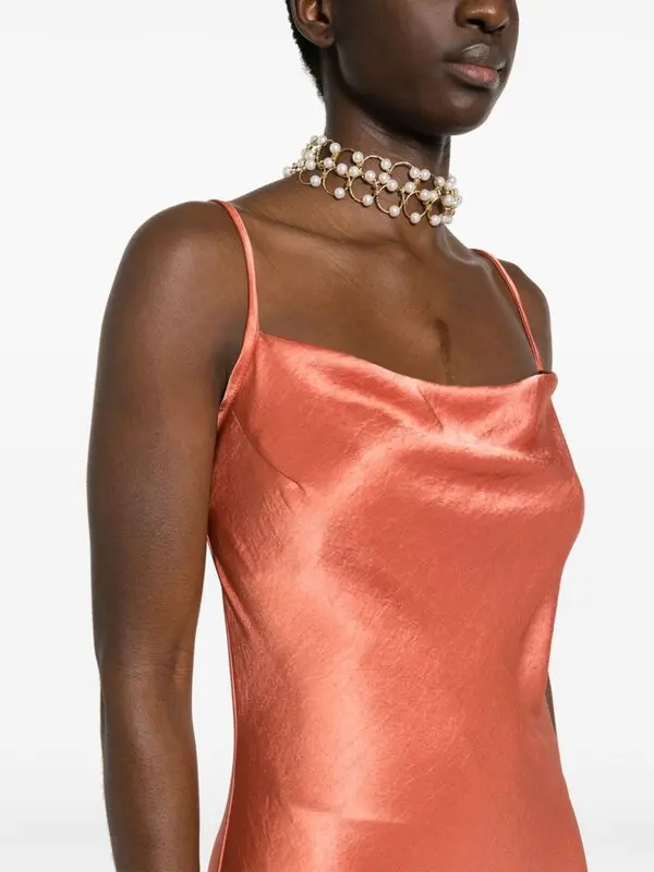 Nanushka Renny Maxi Dress - Orange