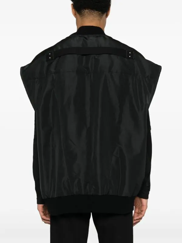 Rick Owens Ribbed-collar Padded Gilet