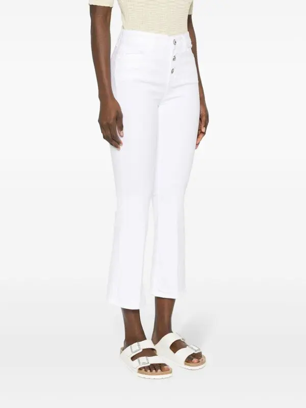 Liu Jo Mid-rise Bootcut Cropped Jeans