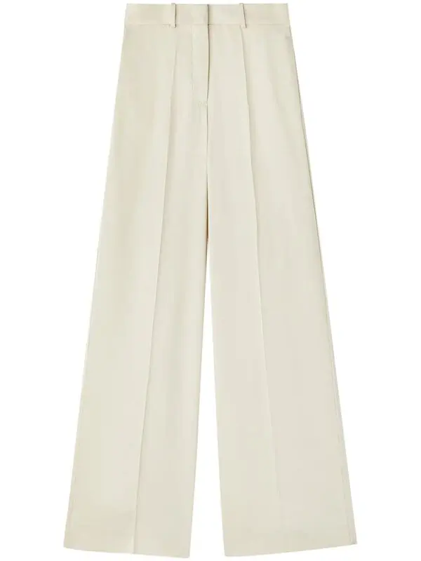 JIL SANDER Wide-leg Tailored Trousers - White