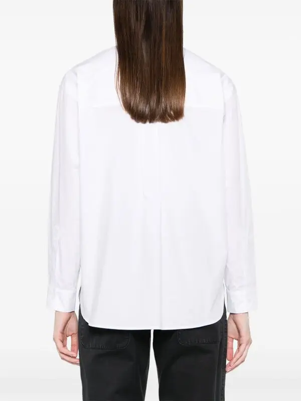 Pinko Embroidered-logo Poplin Shirt