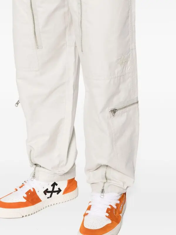 StÜssy Nyco Cotton-blend Trousers - Neutrals