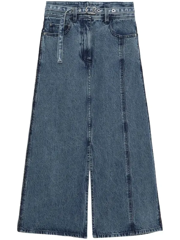 3.1 Phillip Lim A-line Denim Skirt