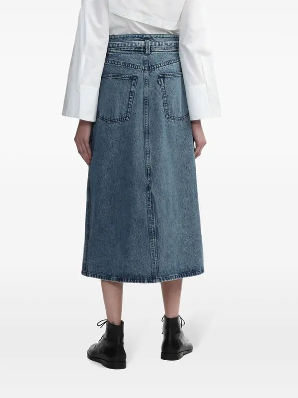 3.1 Phillip Lim A-line Denim Skirt