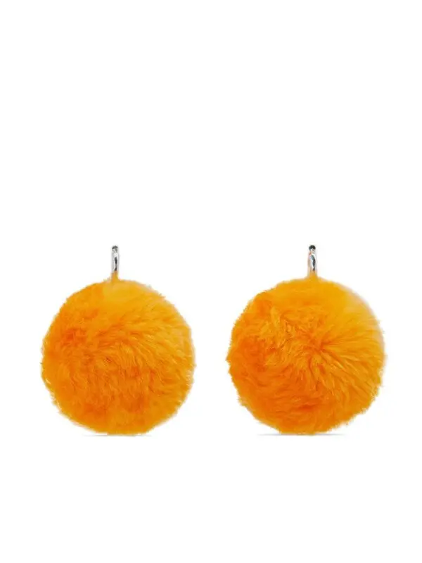 Marni Pom-pom Drop Earrings
