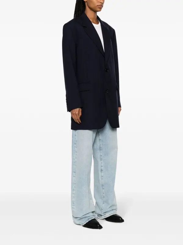 Ami Notched-lapels Single-breasted Blazer