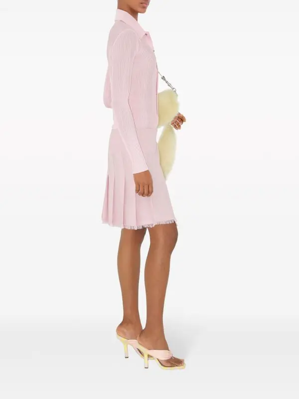 Burberry Buttoned Ribbed Cardigan
