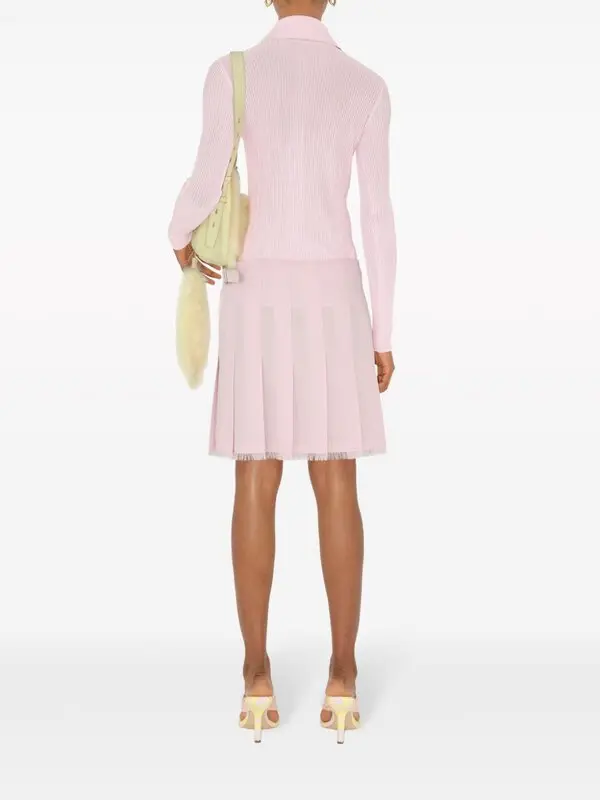 Burberry Buttoned Ribbed Cardigan