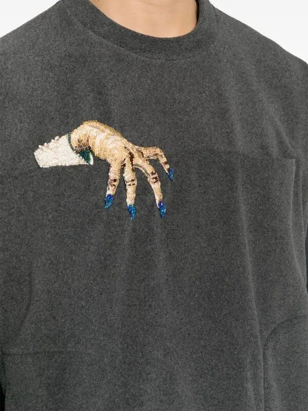 Undercover Embroidered Motif Crew-neck Sweatshirt