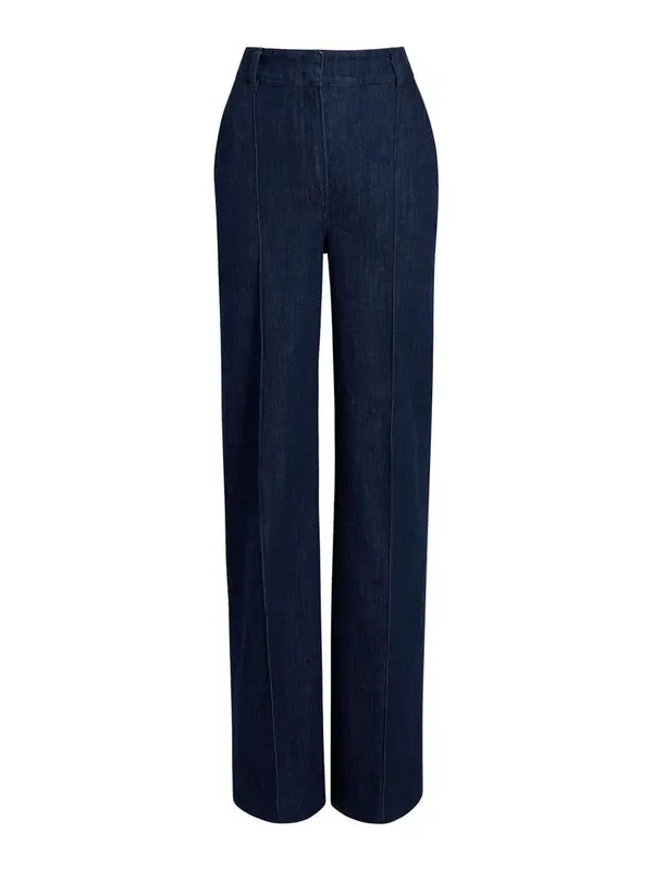 Another Tomorrow High-rise Denim Trousers