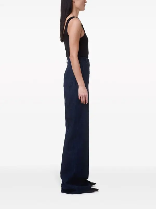 Another Tomorrow High-rise Denim Trousers