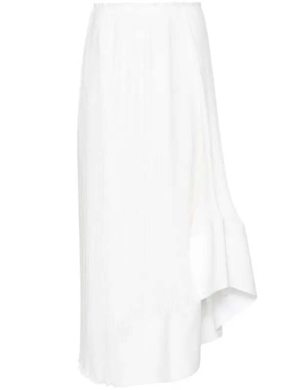 LANVIN Midi Pleated Skirt - Black