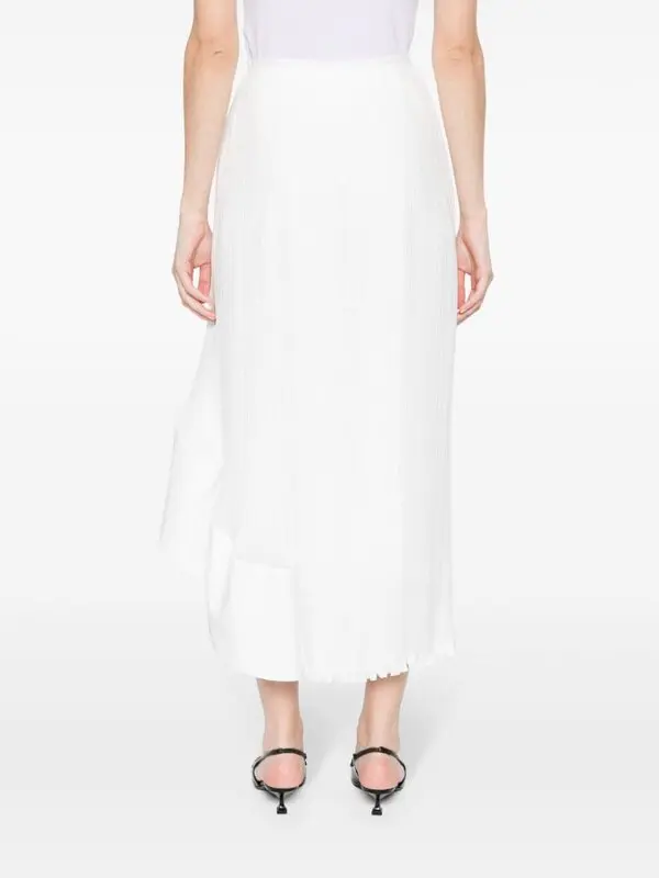 LANVIN Midi Pleated Skirt - Black