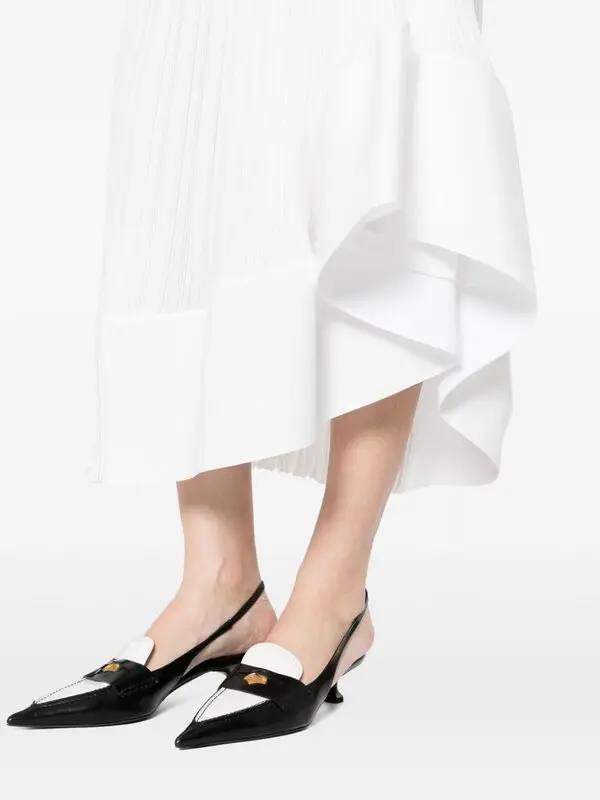LANVIN Midi Pleated Skirt - Black