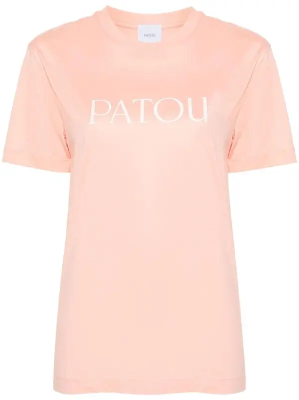 Patou Logo-Print T-Shirt - Orange - 58% Off | Editorialist