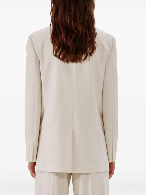 Another Tomorrow Oversized Single-breasted Blazer