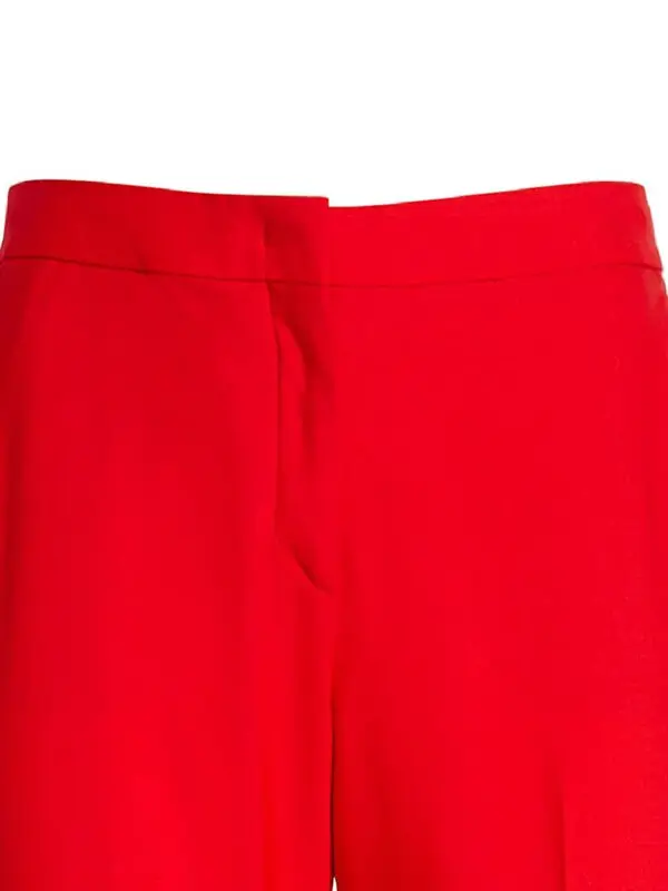 Another Tomorrow Slim-cut Tailored Trousers