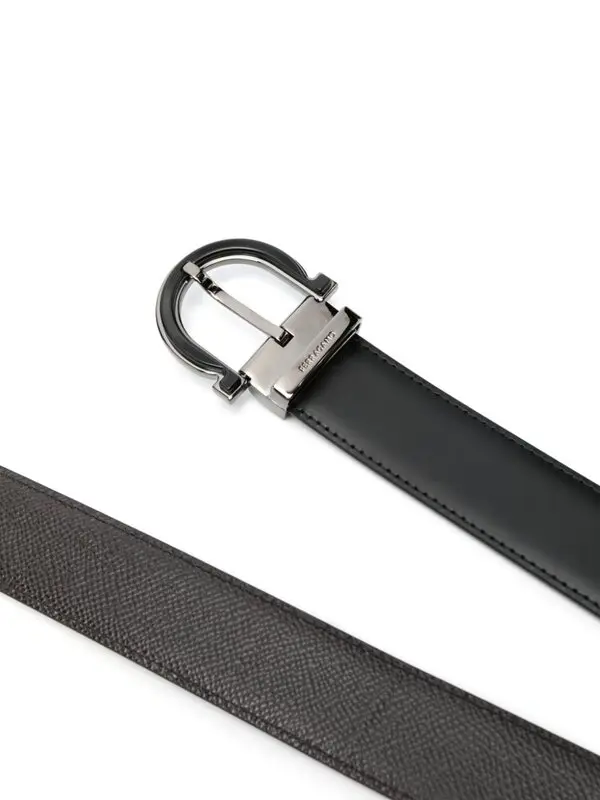 FERRAGAMO Gancini Reversible Leather Belt