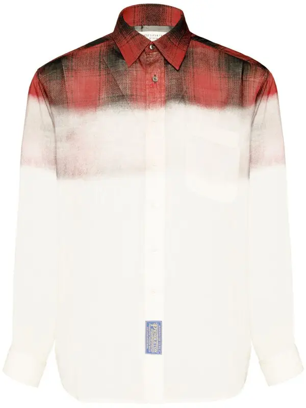 MAISON MARGIELA Pendleton Checked Shirt - White