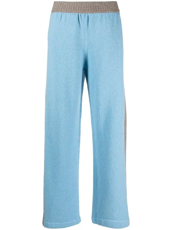 BARRIE Stripe-detail Trousers