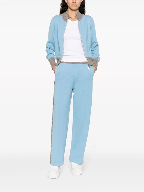 BARRIE Stripe-detail Trousers