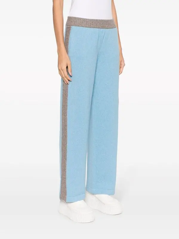 BARRIE Stripe-detail Trousers