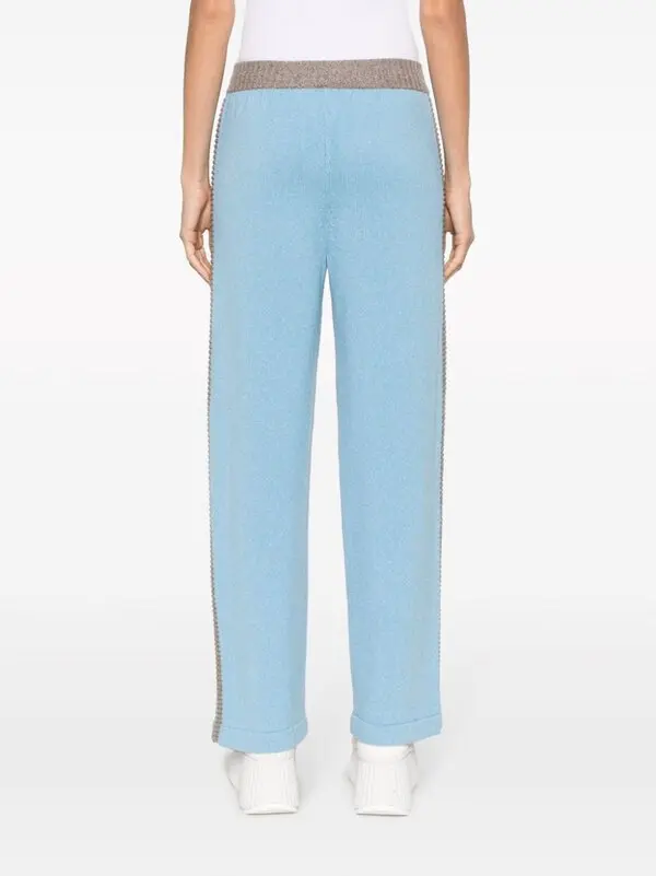 BARRIE Stripe-detail Trousers