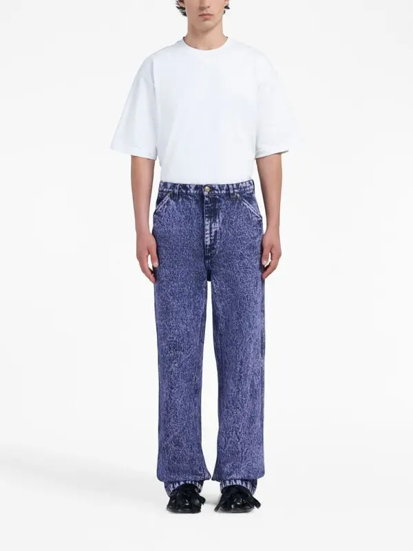 Marni Stonewashed Straight-leg Jeans