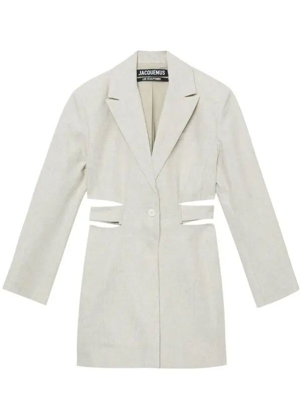 Jacquemus La Robe Bari Blazer Minidress - Neutrals