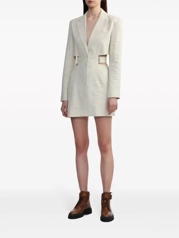 Jacquemus La Robe Bari Blazer Minidress - Neutrals
