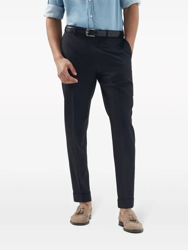 Brunello Cucinelli Tapered Wool Trousers