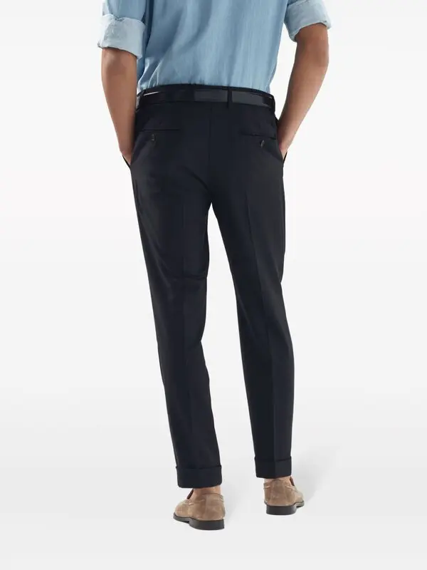 Brunello Cucinelli Tapered Wool Trousers
