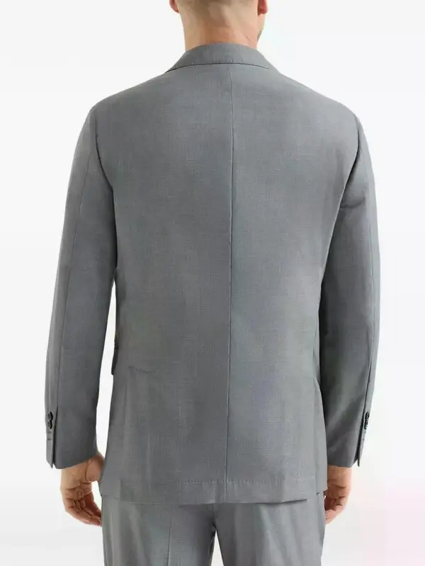 Brunello Cucinelli Virgin Wool And Silk Lightweight Hopsack Blazer
