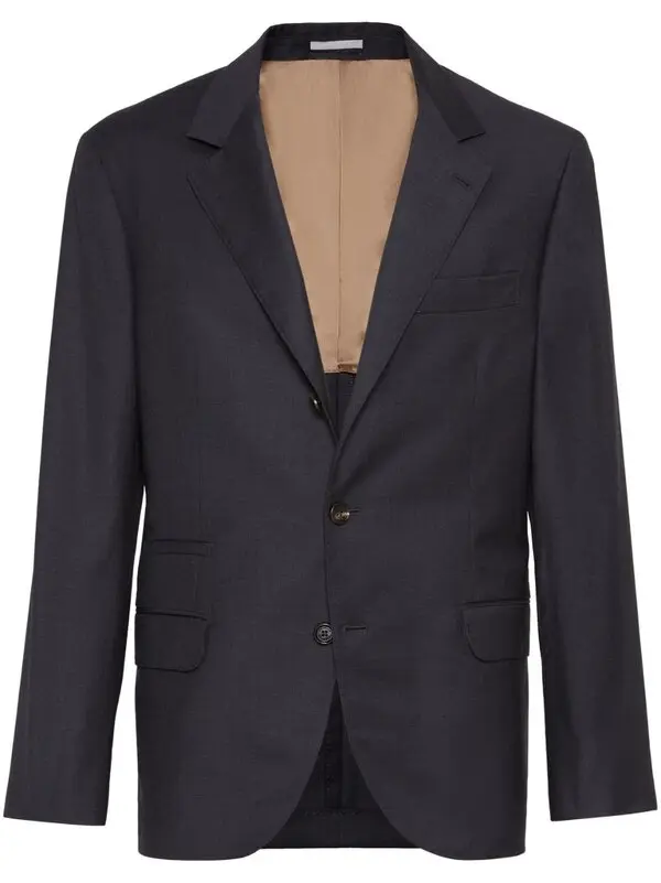 Brunello Cucinelli Tailored Virgin Wool Blazer