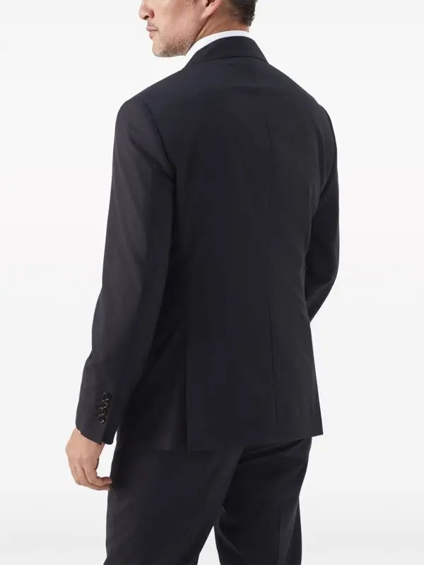 Brunello Cucinelli Houndstooth Virgin-wool Blazer - Grey