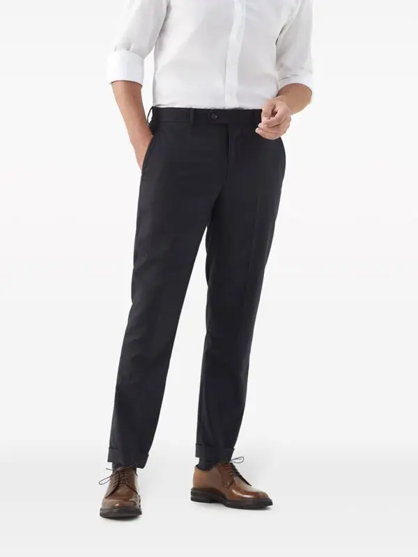 Brunello Cucinelli Tapered-leg Wool Trousers