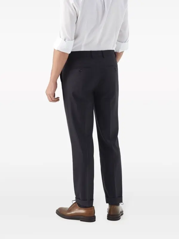 Brunello Cucinelli Tapered-leg Wool Trousers
