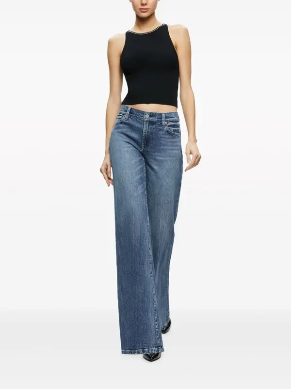 Alice + Olivia Allen Rhinestone Tank Top